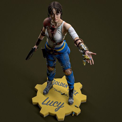 🎨 Lucy from Fallout・ OBJ File for 3D printing・Cults