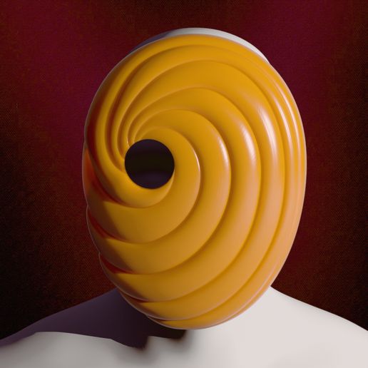 🎭 Tobi Mask - Naruto Cosplay・ STL File for 3D printing・Cults