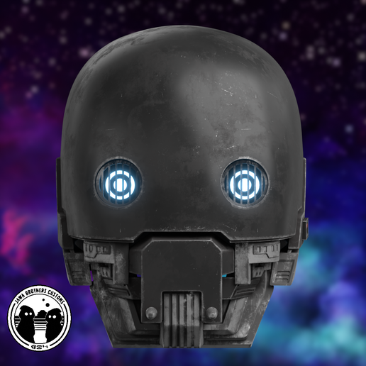 🪖 Wearable K2SO Helmet・ STL File for 3D printing・Cults