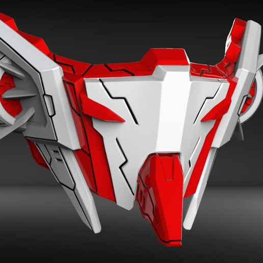 🔫 Mecha Mask V5・ STL File for ・Cults