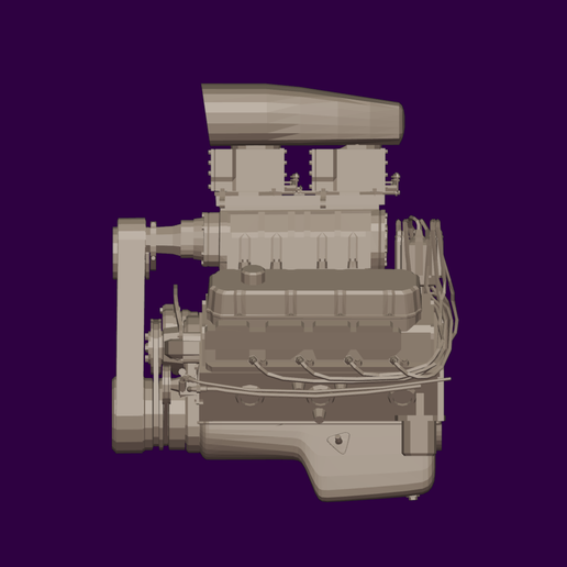🚗 RC CAR ENGINE BLOWN 454 CHEVY MOTOR 3D STL PRINT・ STL File for 3D ...
