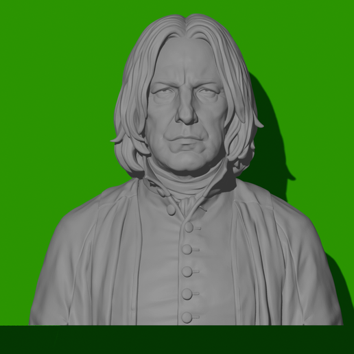 👤 Severus Snape Bust - Highly Detailed Harry Potter 3D Printable STL ...