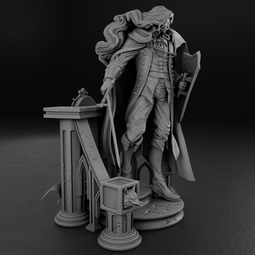 🧛 Alucard - Castlevania・ STL File for 3D printing・Cults