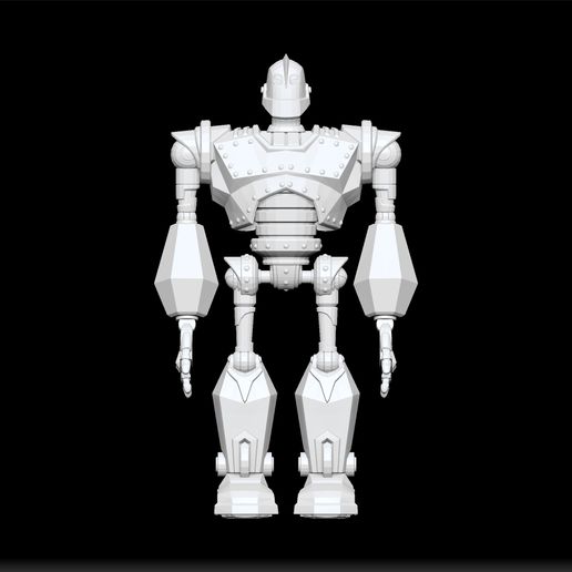 🤖 multiversus iron giant - sci-fi robot - Fighter robot・ STL File for ...