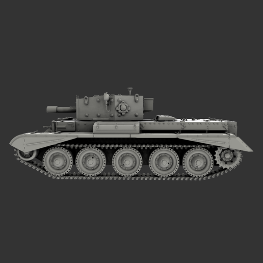 🪖 British Cromwell and Centaur Tanks Set・ STL File for 3D printing・Cults