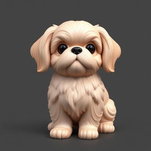 🐕 Shih Tzu – Adorable and Affectionate 3D Model・ STL File for 3D ...