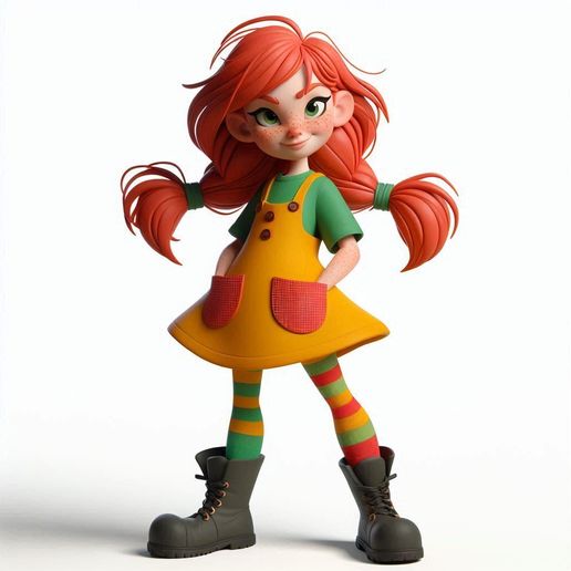 👾 pippi・ STL File for 3D printing・Cults