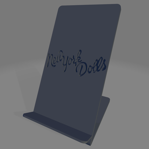 STL file New York Dolls Phone Holder 🆕 ・3D printing idea to download・Cults