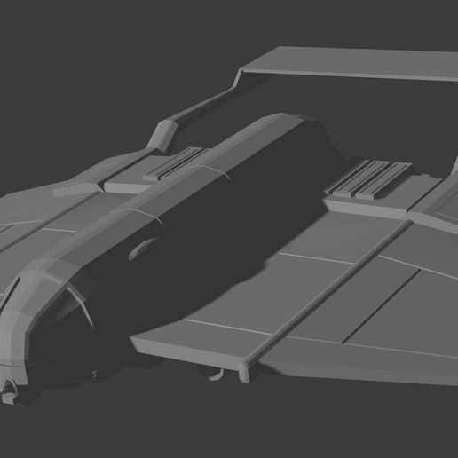 ⭐ Star Wars Cloakshape Fighter・ 3D File for 3D printing・Cults