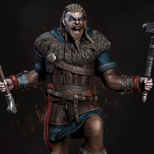 🦸 Eivor - Assassin's Creed Valhalla・ 3D File for ・Cults