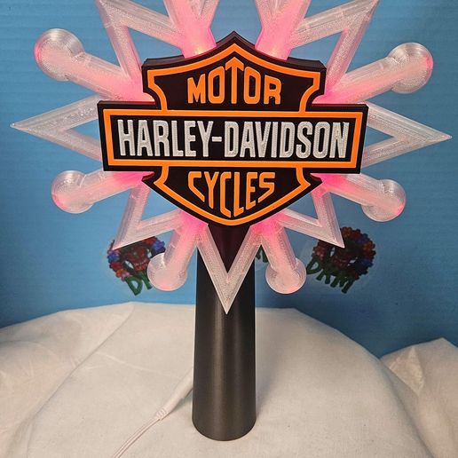 Harley Davidson Tree Topper
