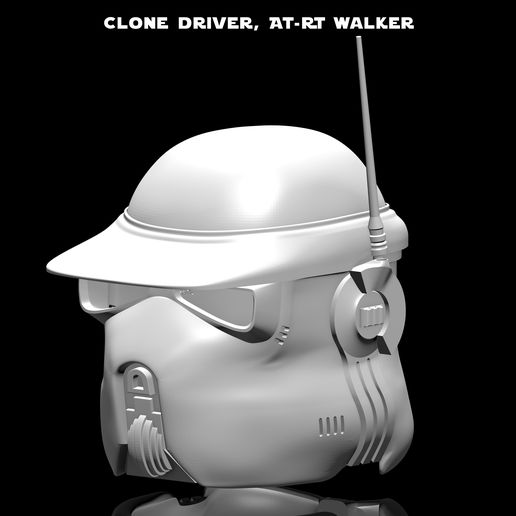 🪖 AT-RT Walker Driver's Helmet・ STL File for ・Cults