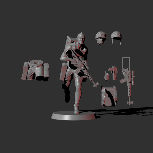 STL file Rogue Trooper 2000AD 👨 ・Model to download and 3D print・Cults