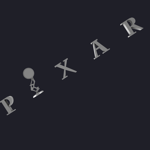 🎬 Pixar logo 3D MODEL・ 3D File for 3D printing・Cults