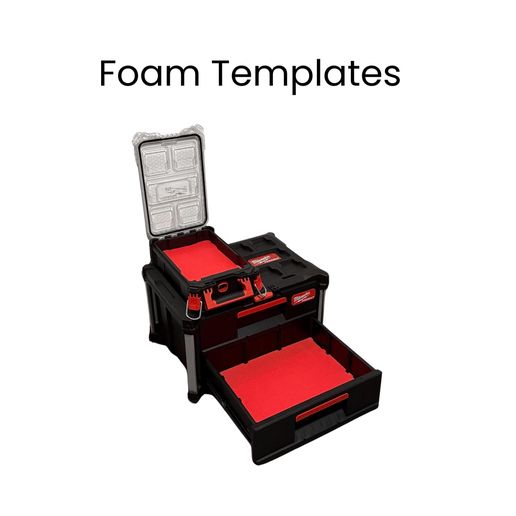 📦 Milwaukee Packout Foam Templates DXF – Compact Organiser & 2 Drawer ...