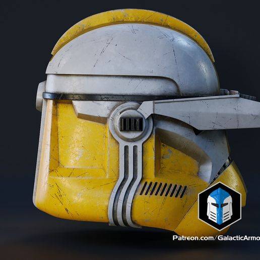 commander bly helmetless