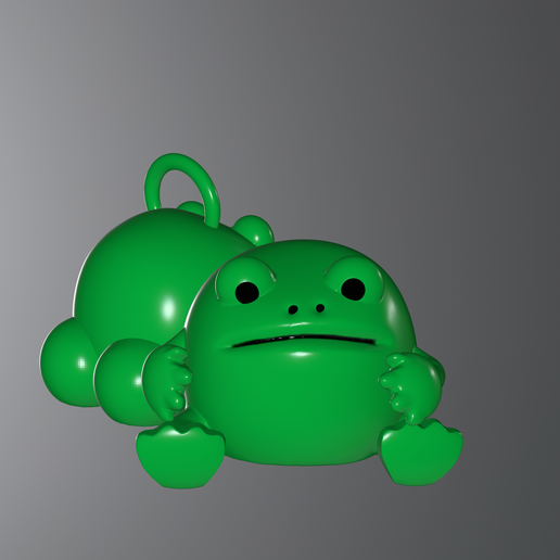 Free STL file ricky rain frog 🌧️ ・Template to download and 3D print・Cults