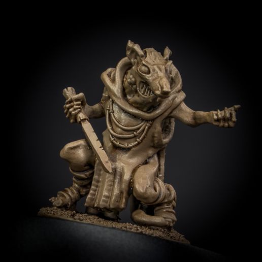 🐀 Vermin Ratman 3・ 3D File for 3D printing・Cults
