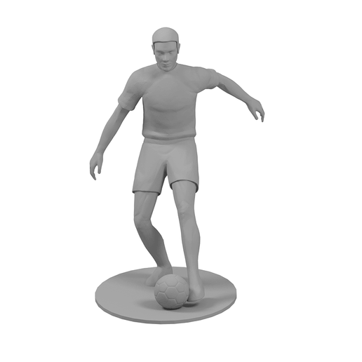 3D file Footballer Soccer player ⚽ ・3D printing design to download・Cults