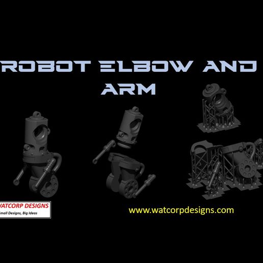 💪 Knight Scale Elbow and upper arm・ 3D File for ・Cults