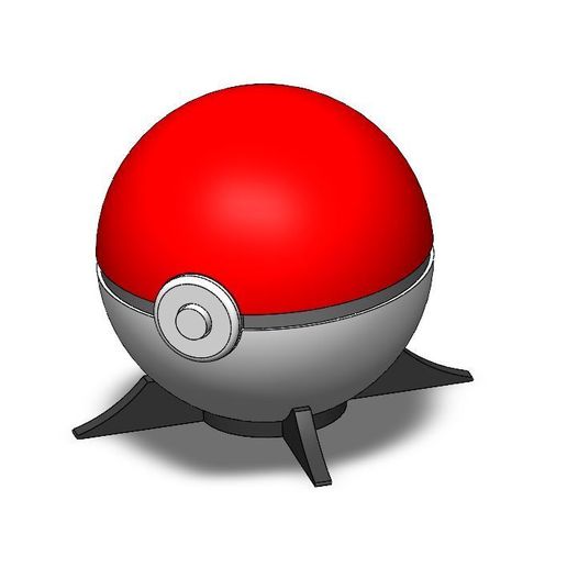 🐉 Pokemon Ball・ STL File for ・Cults