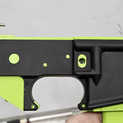 🖼️ AR 15 Lower MIL-SPEC painting / hydrographic cover・ STL File for ・Cults