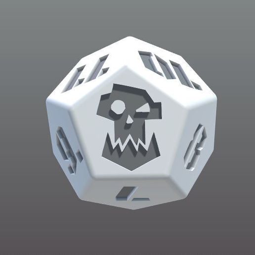 🎲 Ork Dice Set・ STL File for 3D printing・Cults