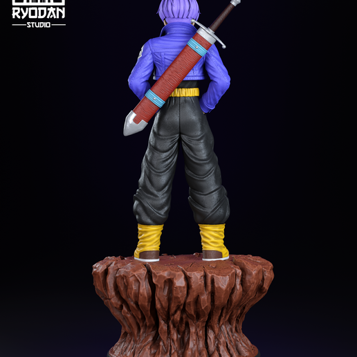 3D file FUTURE TRUNKS DRAGON BALL 🔮 ・3D printing template to download・Cults