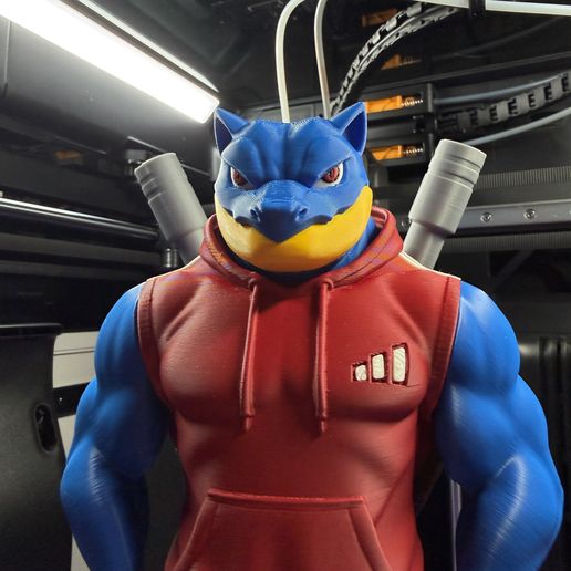 💪 Urban blastoise strong pokemon 3mf・3D Print with the H2D 3D printer・Cults