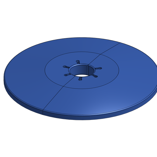 🪑 Reciprocating Fan Base・Free STL File for 3D printing・Cults