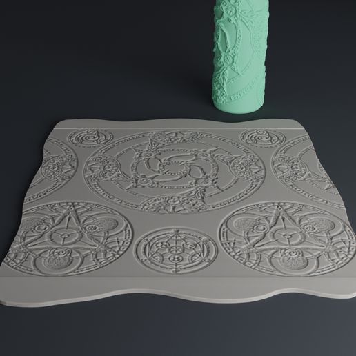 🔣 DnD terrain rollers - Symbols・ 3D File for ・Cults