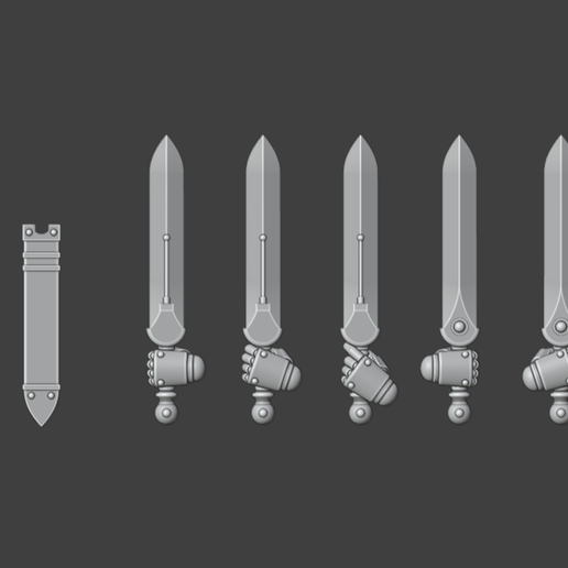 🔫 Vetus Arma Comminus - Melee Weapons・ 3D File for 3D printing・Cults