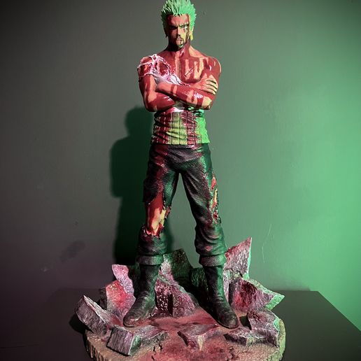 👾 Zoro´s sacrifice - One piece・Impresión 3D con la impresora 3D ...