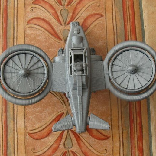 🛰 Tofty's Space Dwarf Kestrel Gyrocopter・Free STL File for 3D printing ...
