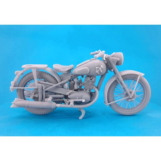 🏍️ IZH-49 Motorcycle 1/12 scale・ 3D File for 3D printing・Cults