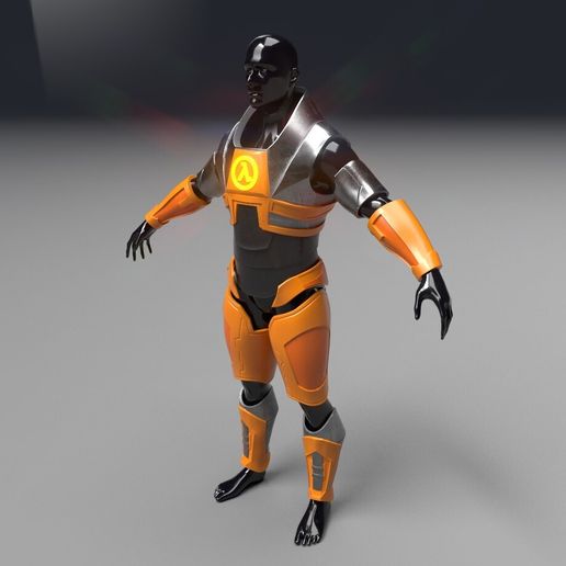 📁 Half-Life 2 Inspired HEV Suit Gordon Freeman Cosplay STL File - 3D ...