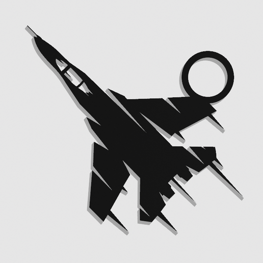 Файл STL FIGHTER JET KEY CHAİN 🔑 ・Модель 3D-принтера для скачивания・Cults