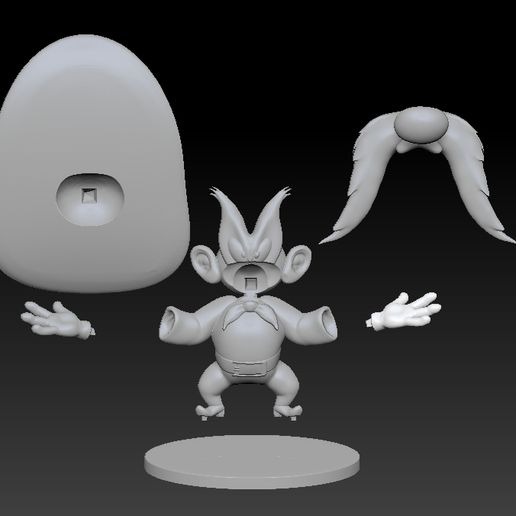 STL file Sam Yosemite - Looney Tunes 👾 ・Template to download and 3D ...