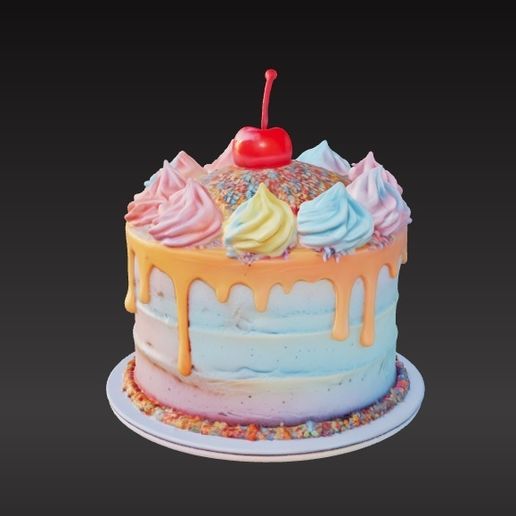 🍰 Cake・ STL File for 3D printing・Cults