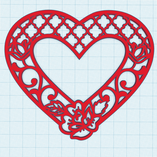 heart stencil template