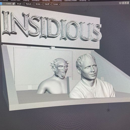 🎬 INSIDIOUS demon scene horror movie replica display・ STL File for 3D ...