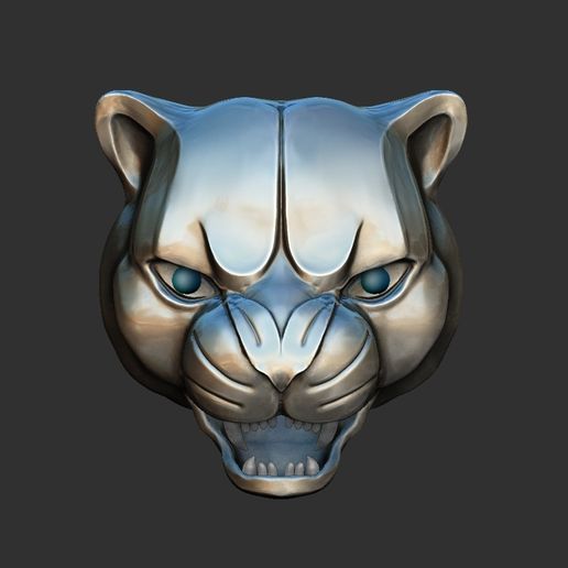 3D file Tiger face wall mounted 🐅 ・3D printing design to download・Cults