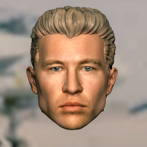 🔝 1/6 1/12 Top Gun LT Tom "Iceman" Kazansky Val Kilmer head headsculpt ...