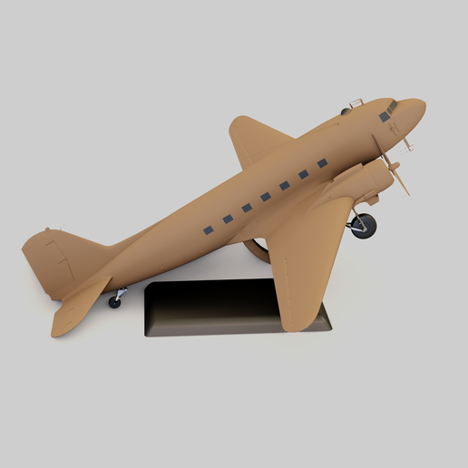 🛩️ Douglas DC-3・ STL File for 3D printing・Cults