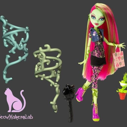 monster high venus mcflytrap coloring pages