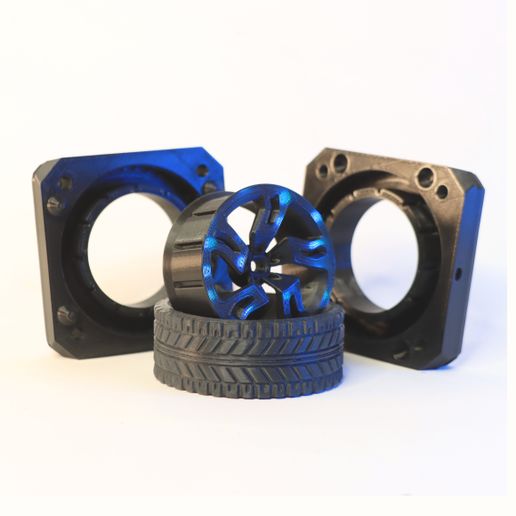 3D file Tire Mold For RC car 65mm 🚗 ・3D printer model to download・Cults