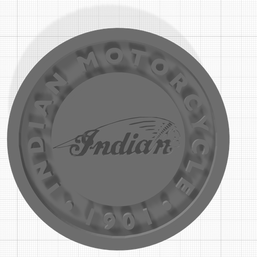 Fichier STL Indian motorcycle logo 🏍️ ・Plan pour imprimante 3D à ...