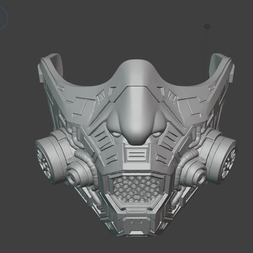 😷 Cyberpunk Face Mask・ STL File for 3D printing・Cults