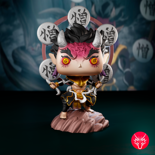 Archivo STL ZOHAKUTEN HANTENGU DEMON SLAYER CUSTOM FUNKO POP 💬 ・Modelo ...