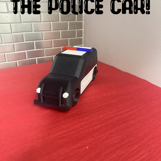 STL file The Police Car! 🚓 ・3D printer design to download・Cults